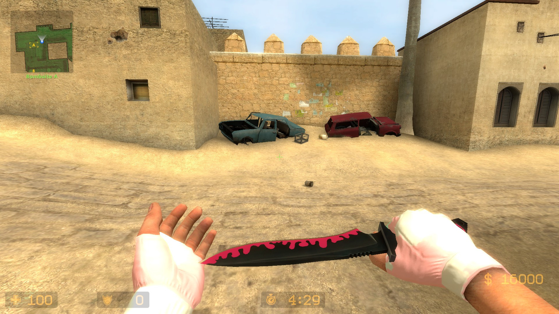 Pink Accented Knife Mod for Counter-Strike: Source | CS:S Mods