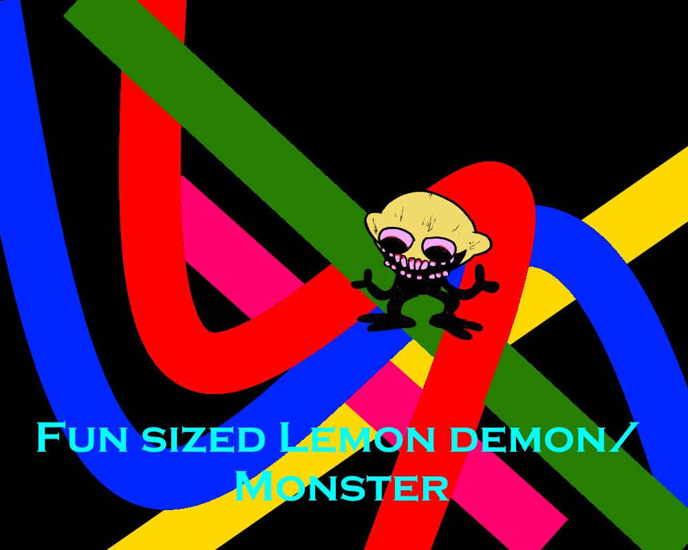 Fun sized Lemon Demon/Monster over BF Mod for Friday Night Funkin ...