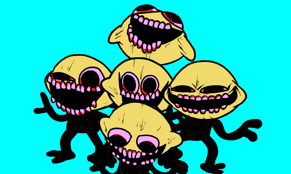 Fun sized Lemon Demon/Monster over BF Mod for Friday Night Funkin ...