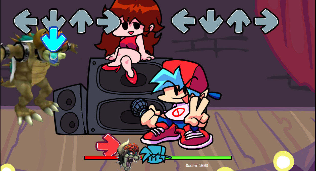 Giga Bowser mod for FNF Mod for Friday Night Funkin' | FNF Mods