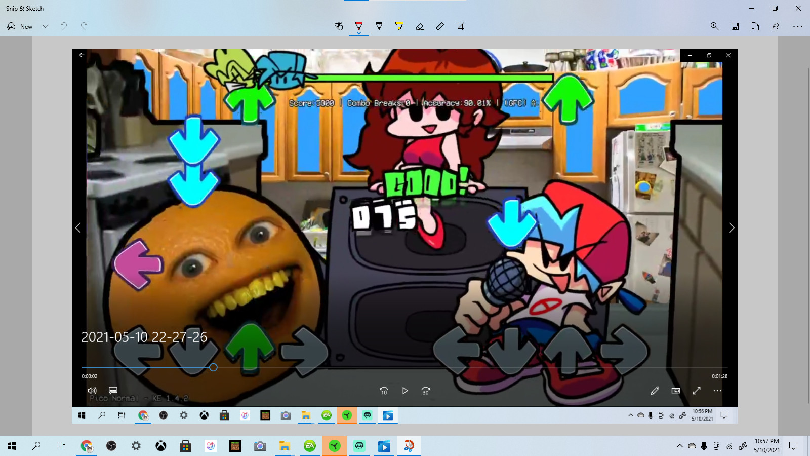 annoying orange full week Mod for Friday Night Funkin' | FNF Mods