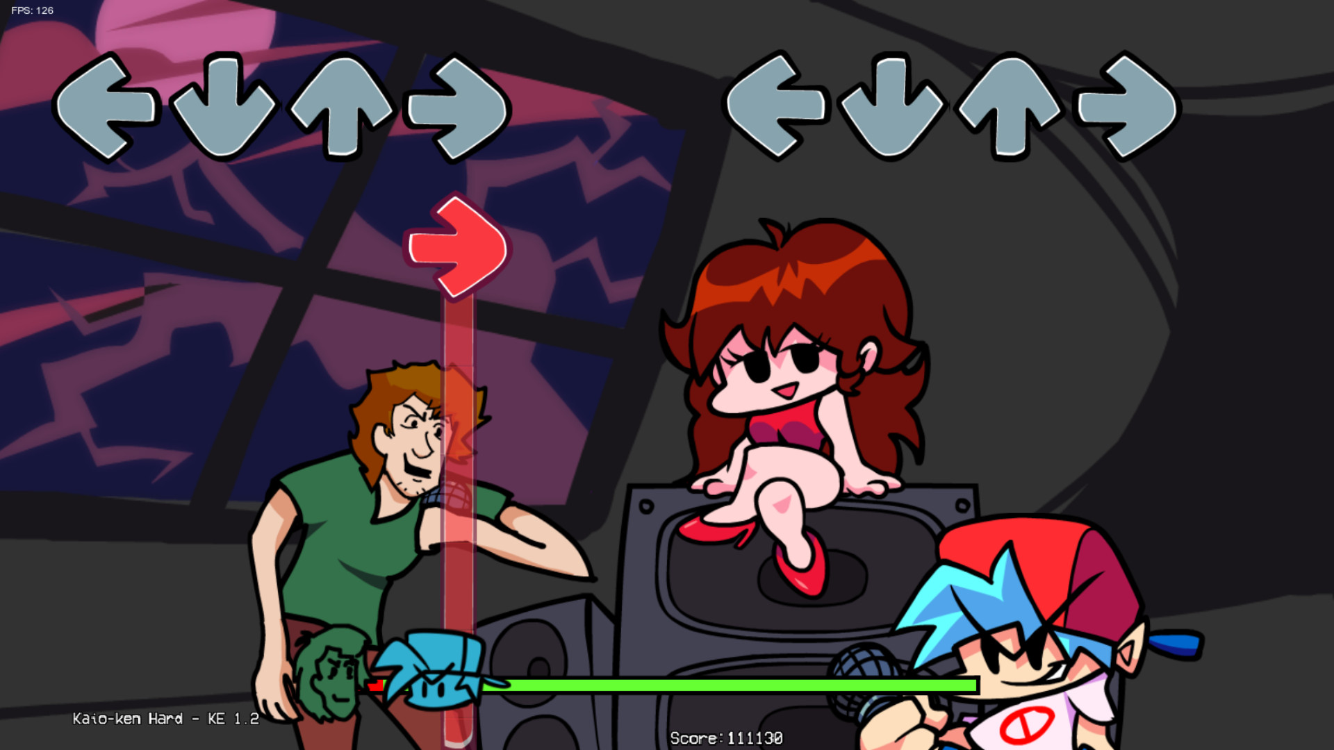 Vs Shaggy 4K Rechart Over Normal Mod for Friday Night Funkin' | FNF Mods