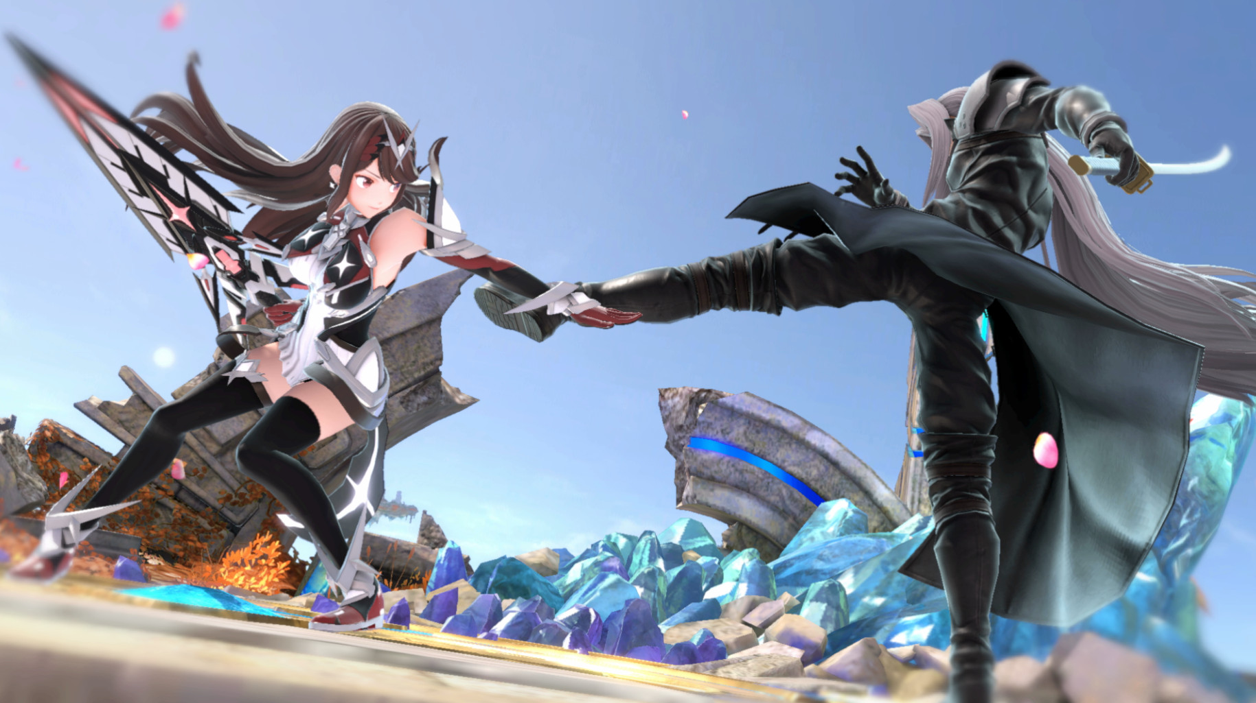 Aerith Pyra & Tifa Mythra (FF7R) Mod for Super Smash Bros. Ultimate ...