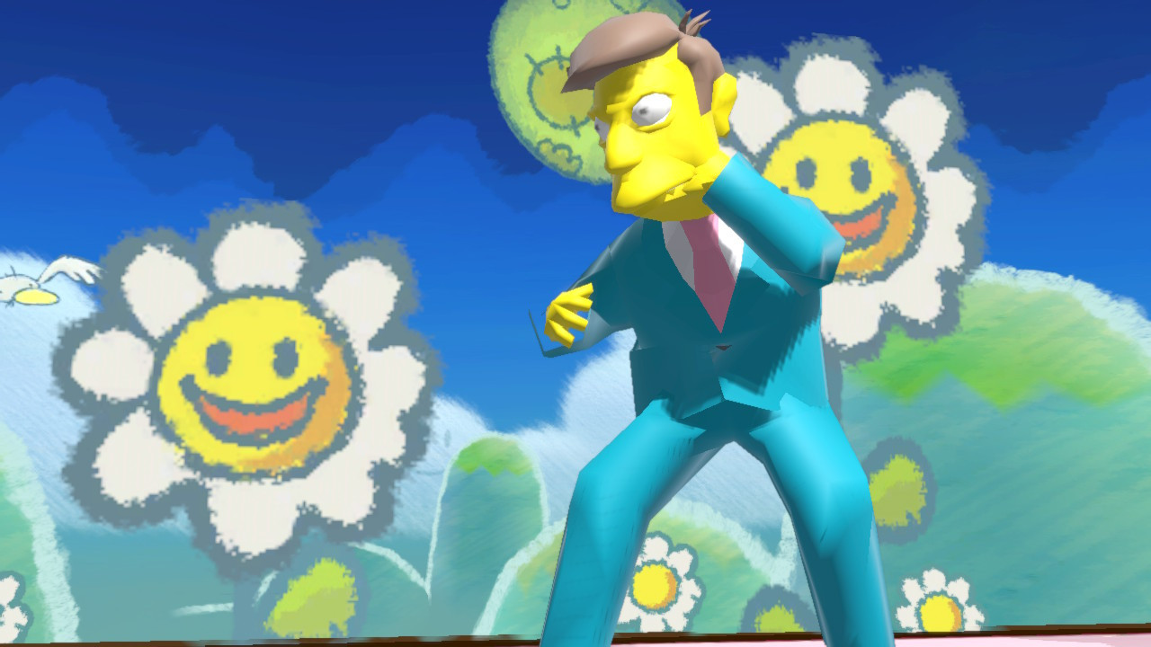 My Ding-a-Ling kid/Chuck Berger [The Simpsons] Mod for Super Smash Bros ...
