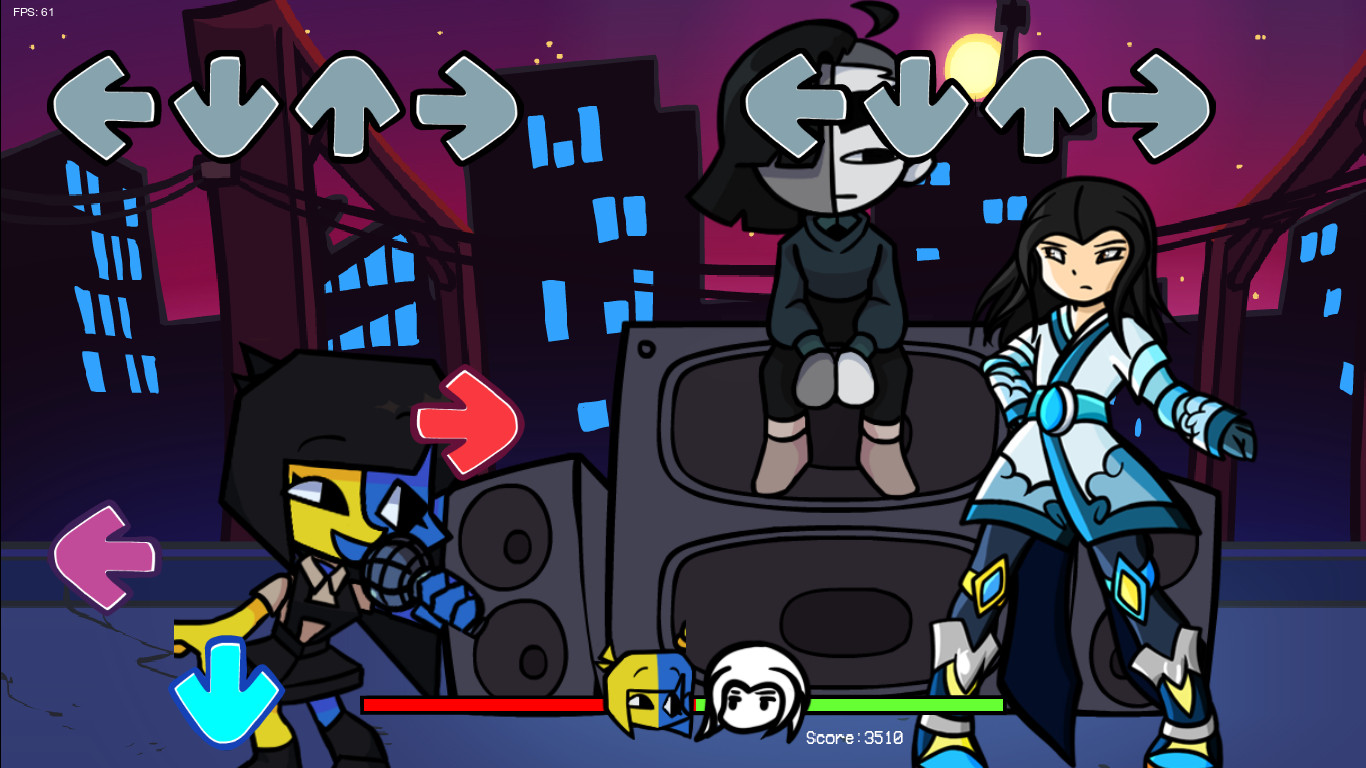 FNF x Hyoryu - LARA V1 (SKIN PACK) Mod for Friday Night Funkin' | FNF Mods