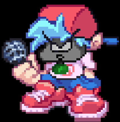 Boyfriend's gasmask Mod for Friday Night Funkin' | FNF Mods