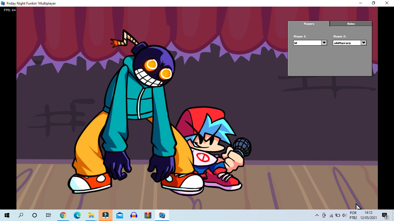 Whitty (Ballistic) compatible with 2 players Mod for Friday Night Funkin' | FNF Mods