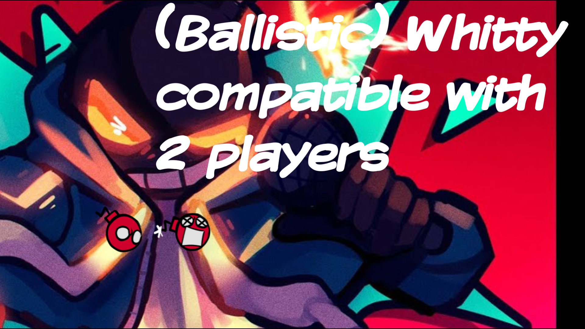 Whitty (Ballistic) compatible with 2 players Mod for Friday Night Funkin' | FNF Mods