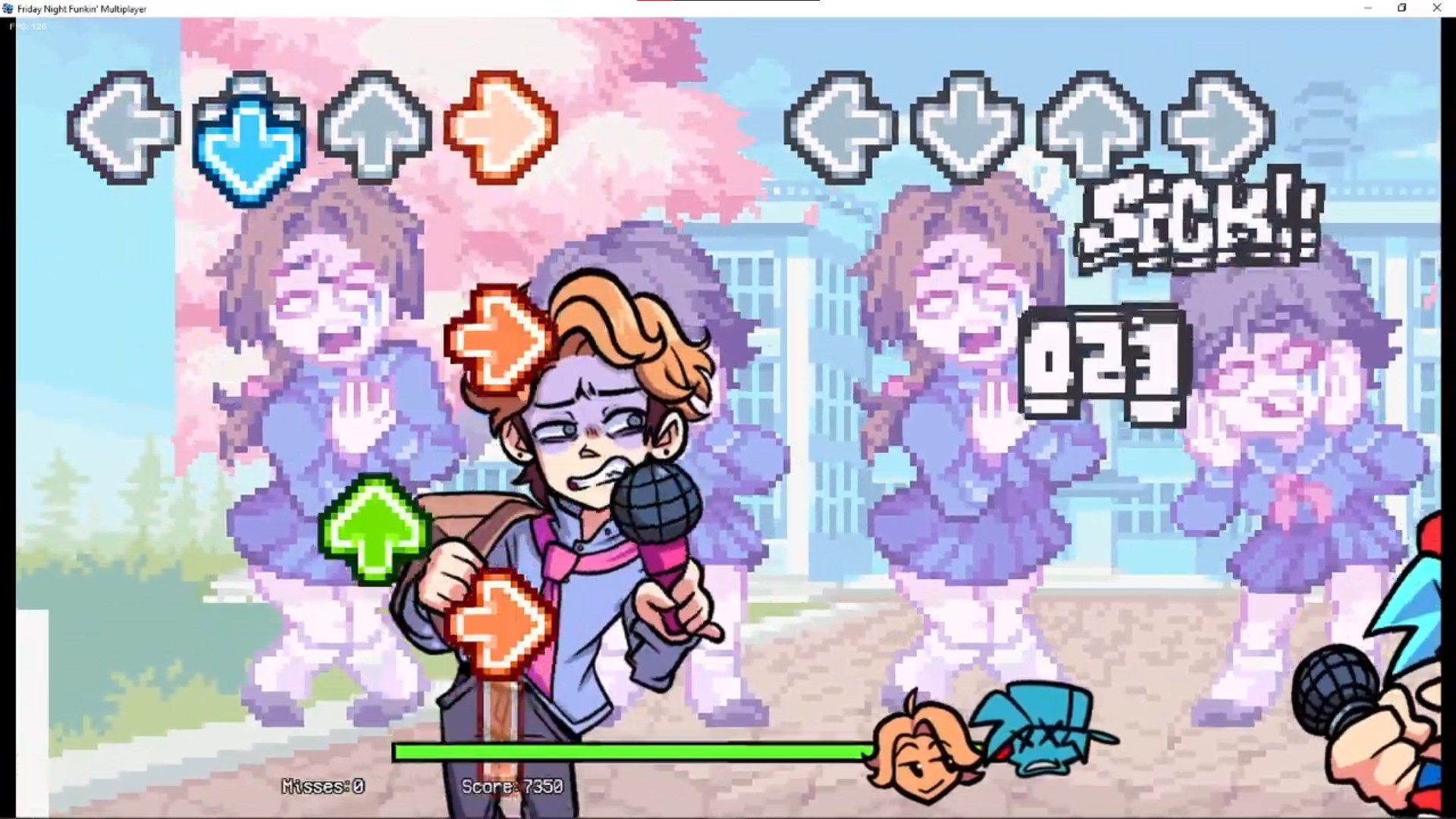 Senpai HD In Multiplayer Mod! [Friday Night Funkin'] [Mods]