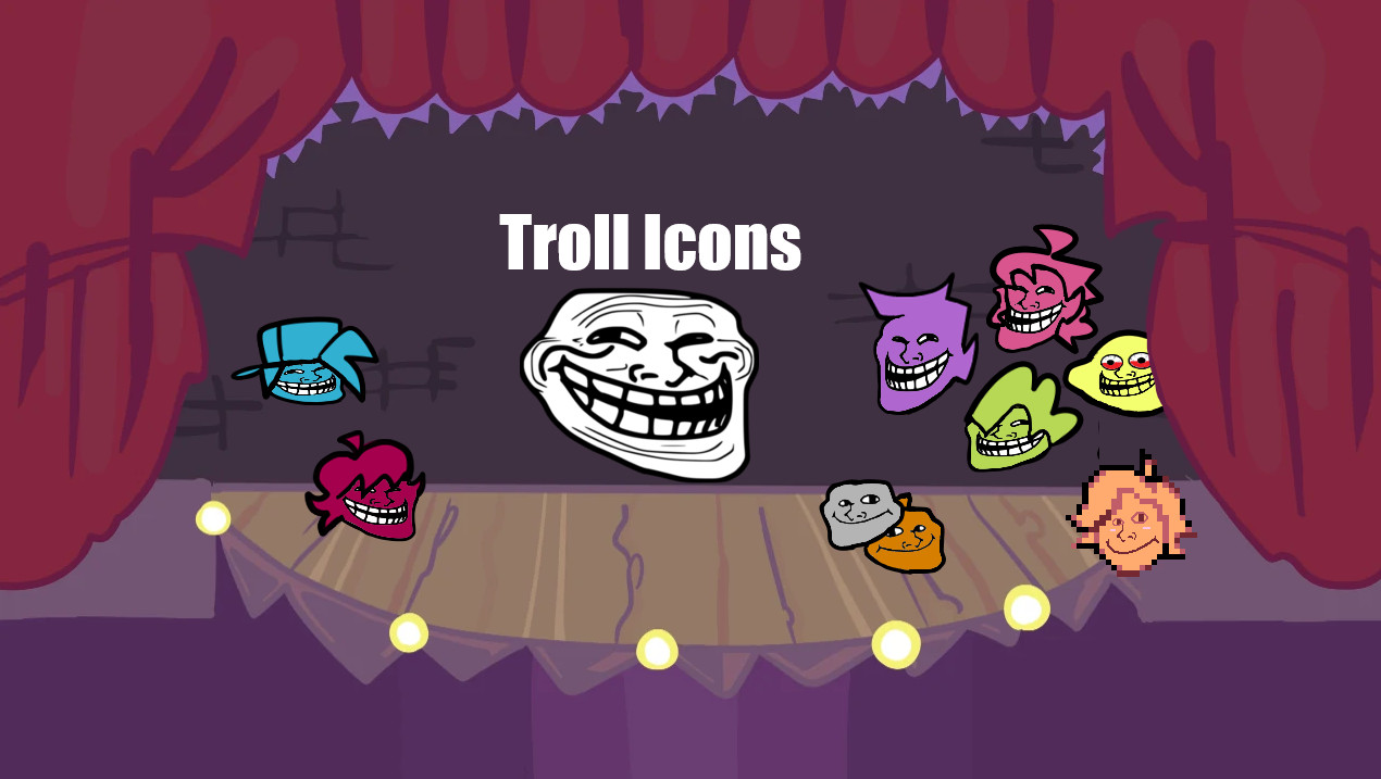 Troll Icons [Friday Night Funkin'] [Mods]
