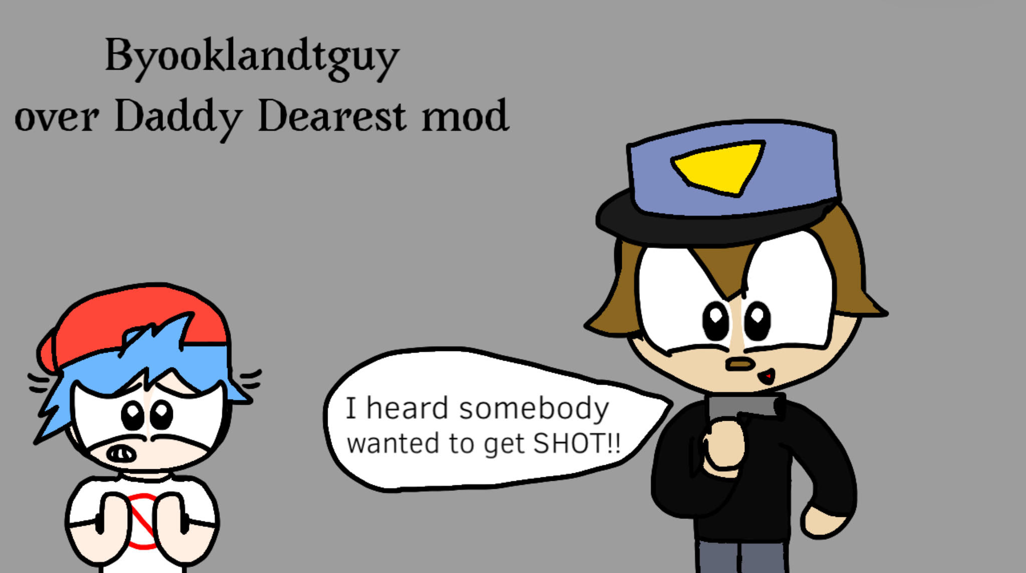 Brooklyntguy over Daddy dearest [Friday Night Funkin'] [Mods]