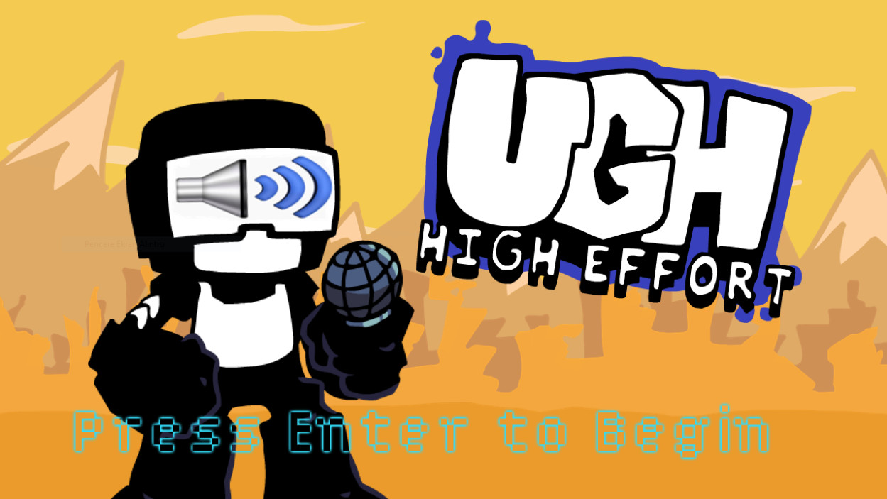 Bruh Sound Effect over Ugh Mod for Friday Night Funkin' | FNF Mods