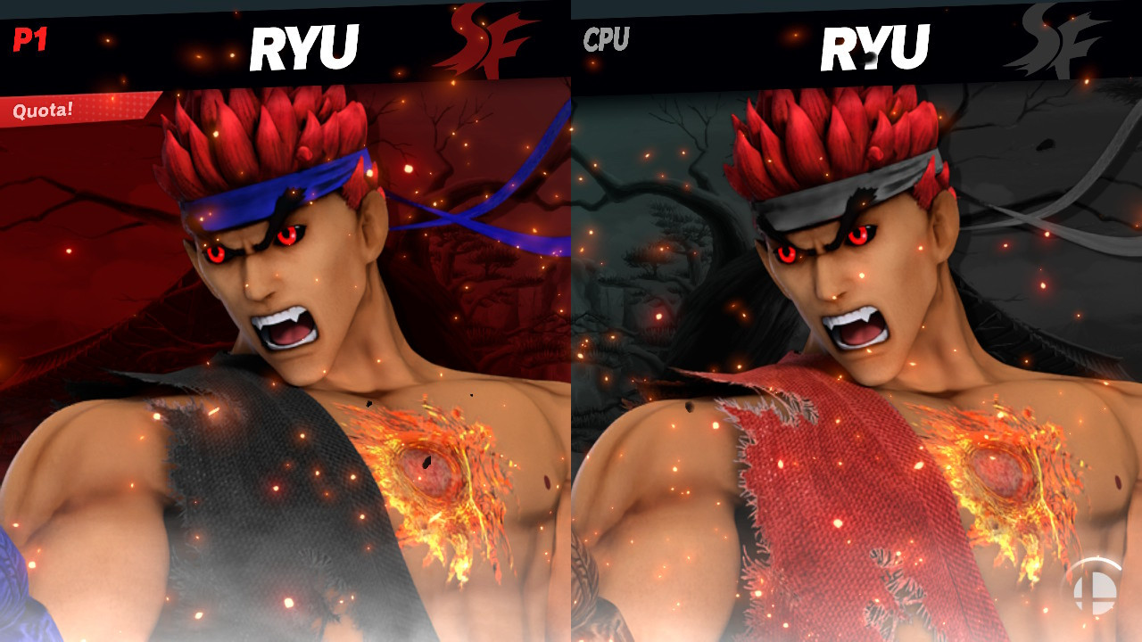 Evil Ryu Alt Costumes Mod for Super Smash Bros. Ultimate | SSBU Mods