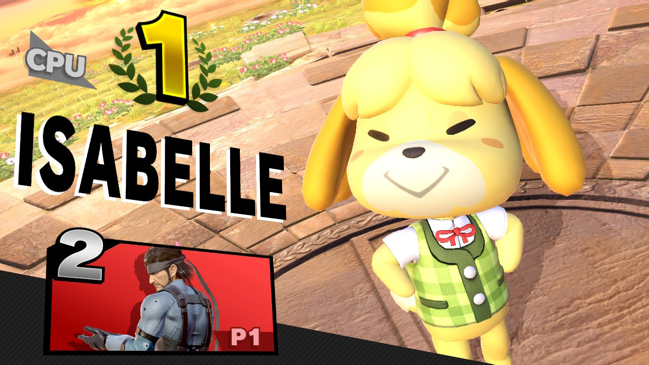 Skirtless Isabelle Mod for Super Smash Bros. Ultimate | SSBU Mods