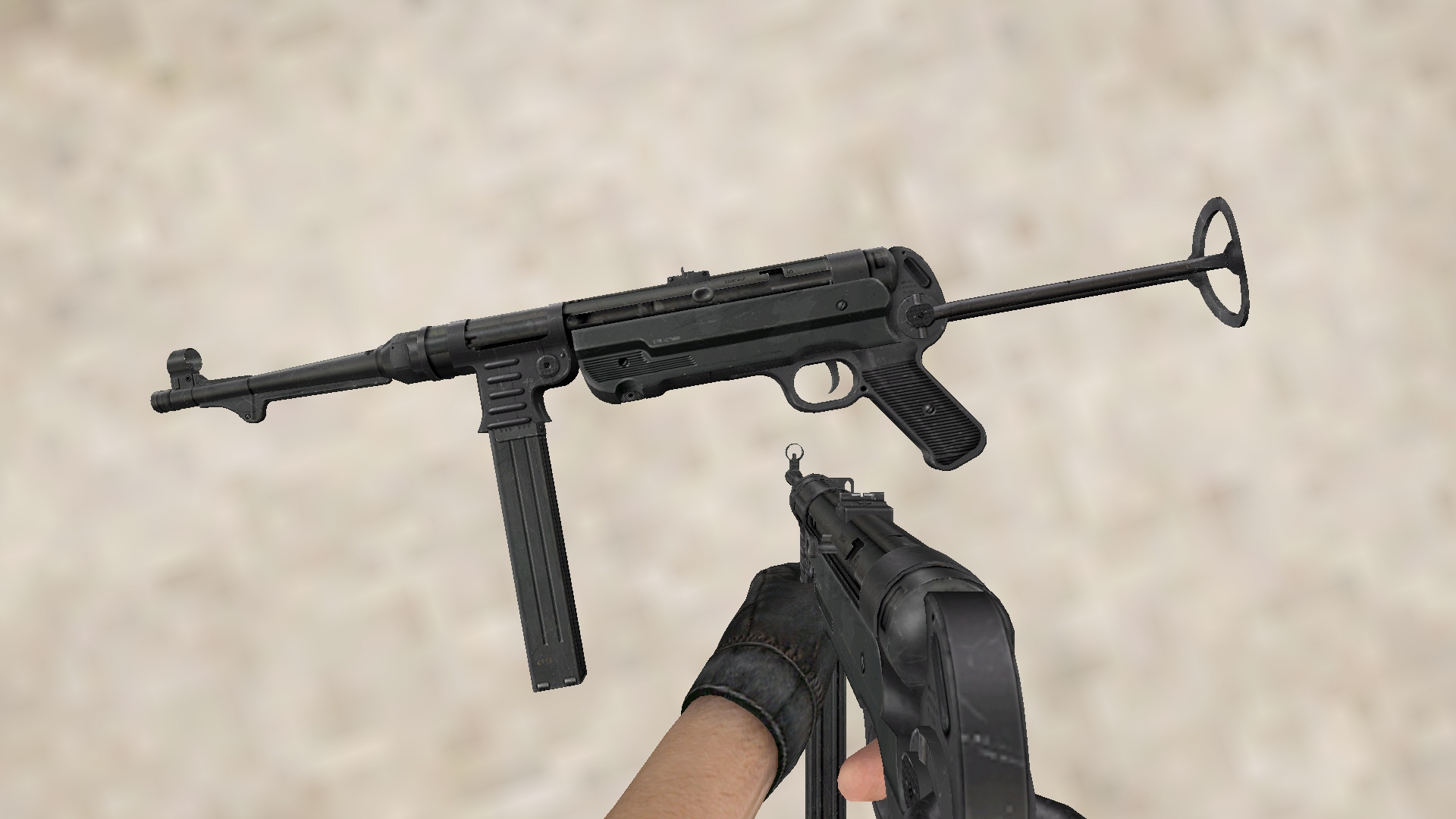 MP40 Submachine Gun Mod for Counter-Strike 1.6 | CS1.6 Mods