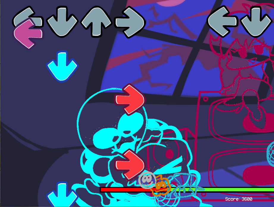Skid and Pump/Week 2 NEON SIGN PACK Mod for Friday Night Funkin' | FNF Mods
