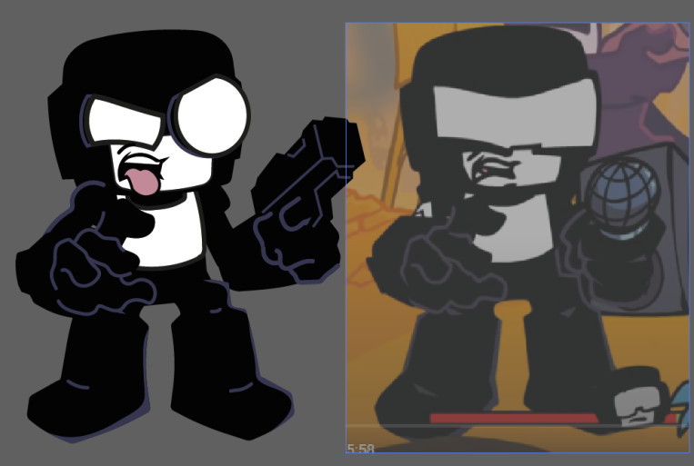 Tankmen Steve (Skin) Mod for Friday Night Funkin' | FNF Mods