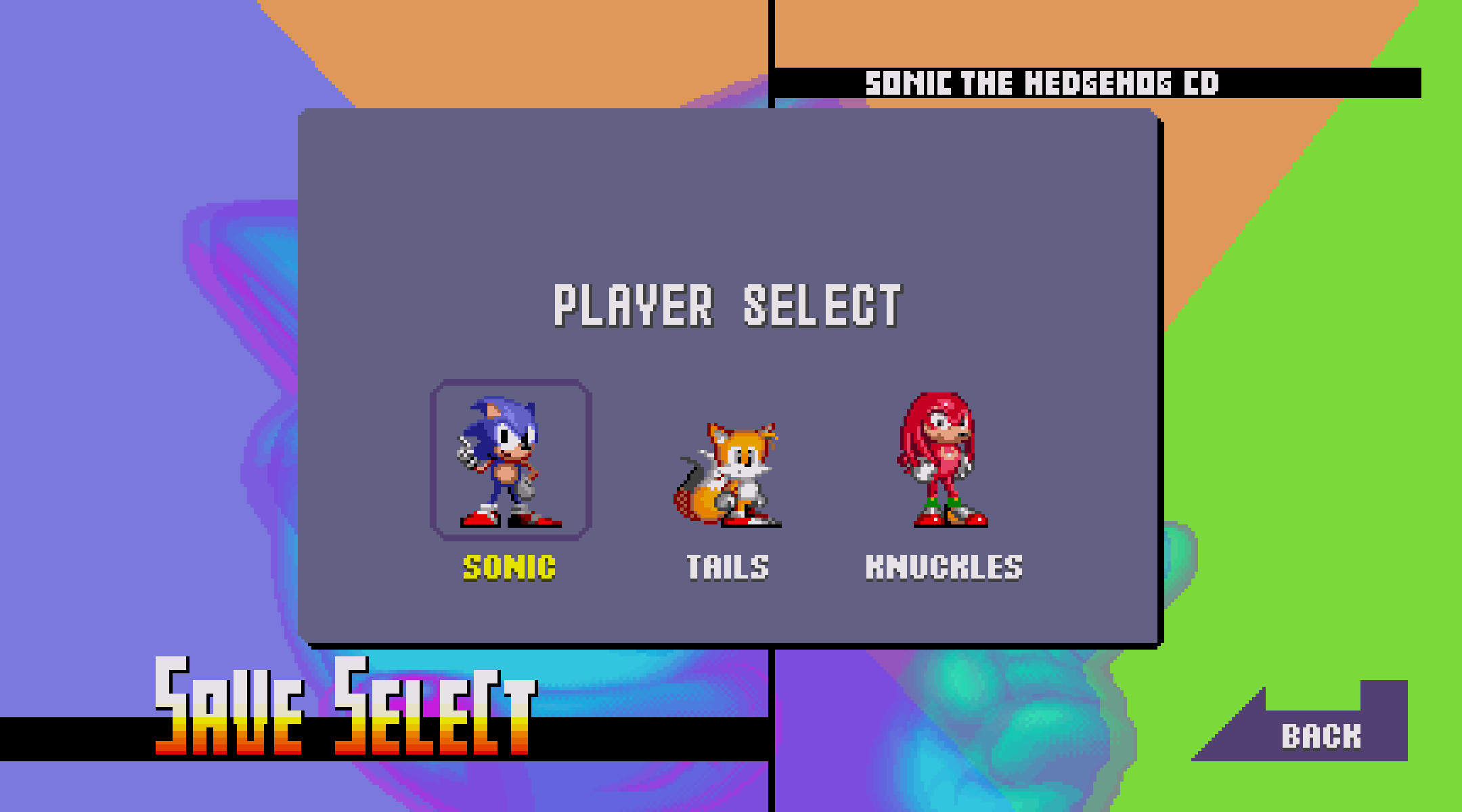 Tweaked Tails Signpost CD+ Mod for Sonic CD (2011) | SCD Mods