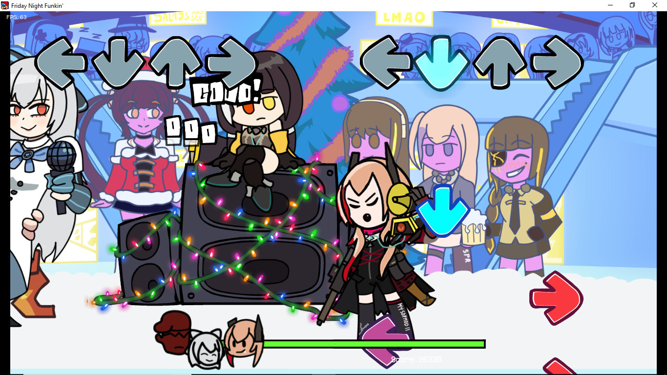 Girls Frontline Re-skin Mod Week 5 Mod for Friday Night Funkin' | FNF Mods