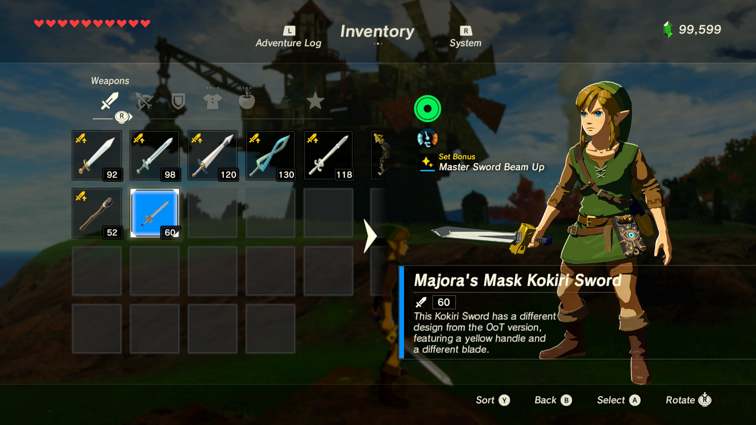 Majora's Mask Kokiri Sword (Standalone) Mod for The Legend of Zelda ...