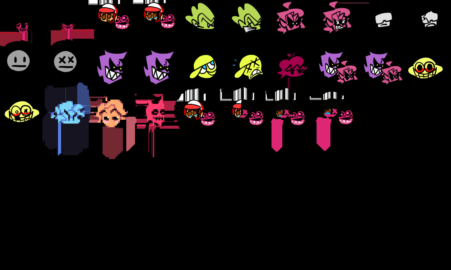 corrupted red and jimin mod [Friday Night Funkin'] [Mods]