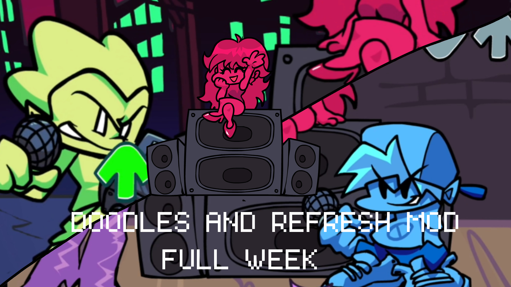 Refresh And Doodles FULL WEEK [Friday Night Funkin'] [Mods]