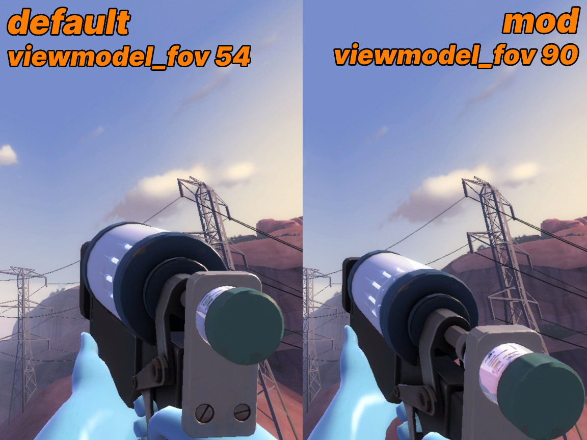 Longer Lookin' Viewmodels Mod for Team Fortress 2 | TF2 Mods