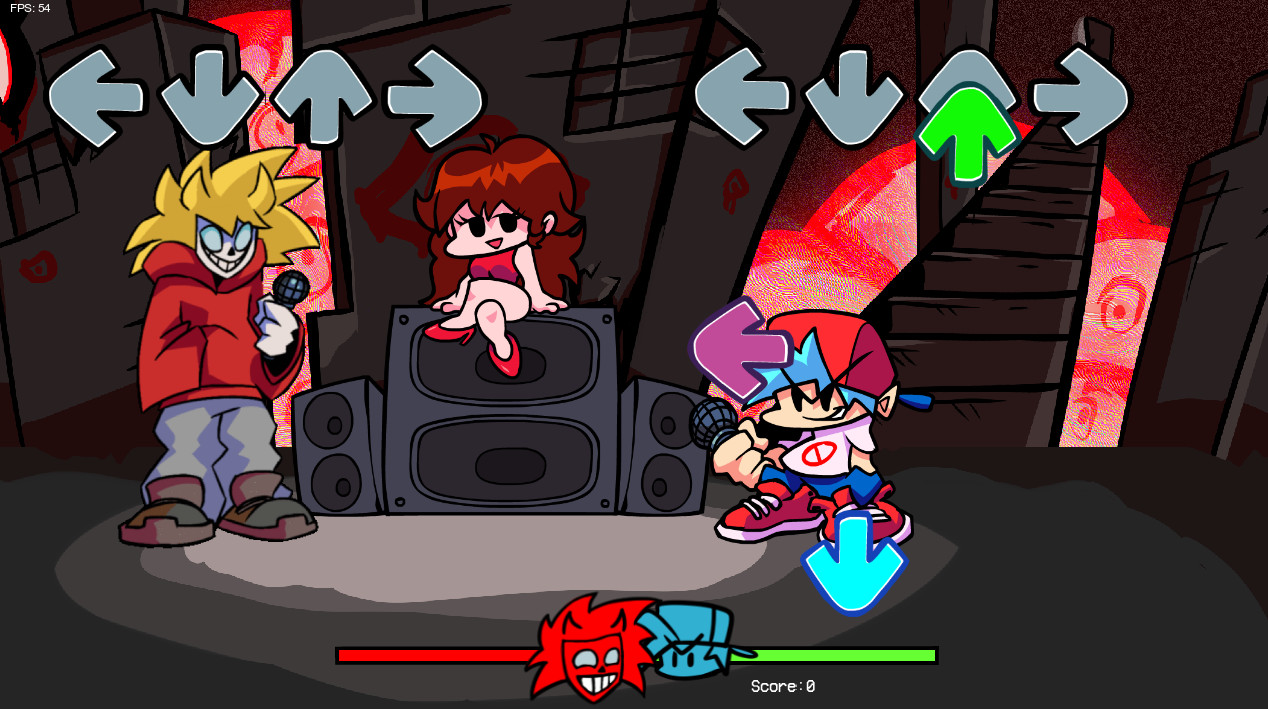X Red Resprited! Mod for Friday Night Funkin' | FNF Mods
