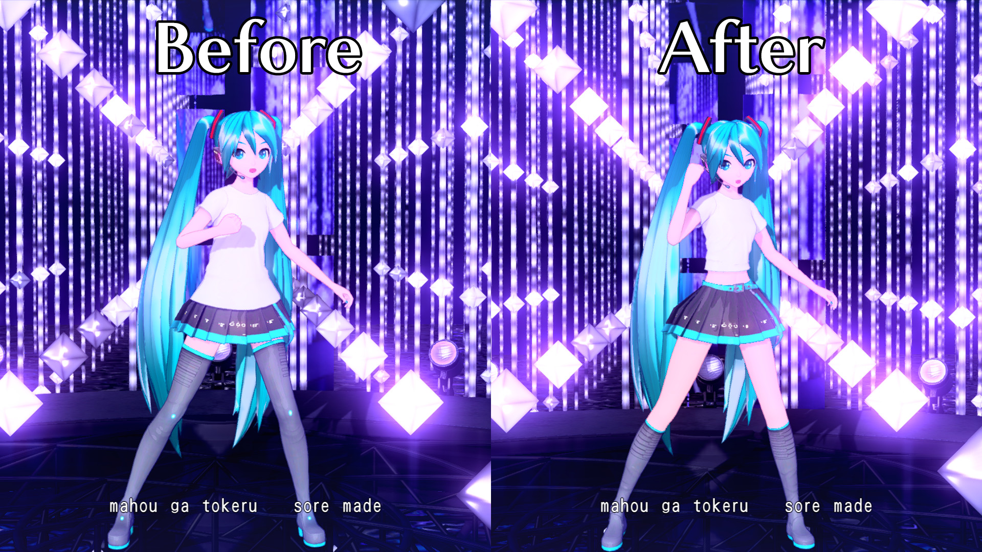 Miku T-Shirt Module Redesign Mod for Hatsune Miku: Project Diva Mega39 ...