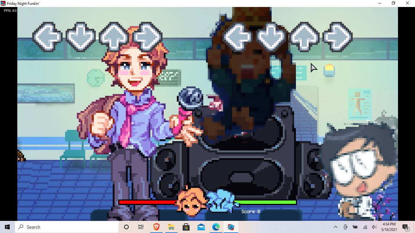 Rhythm Doctor Battleworn insomniac over senpai Mod for Friday Night ...