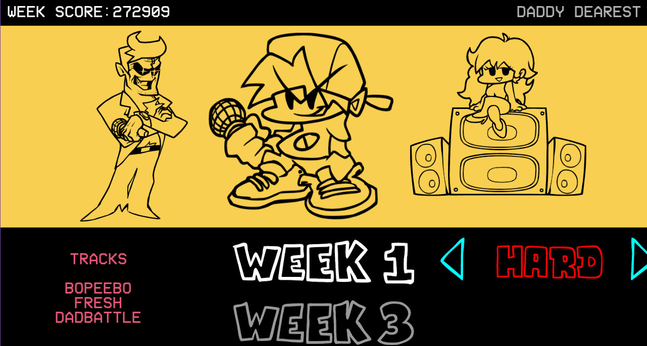 FNF Weeks In Order of the Lore Mod for Friday Night Funkin' | FNF Mods