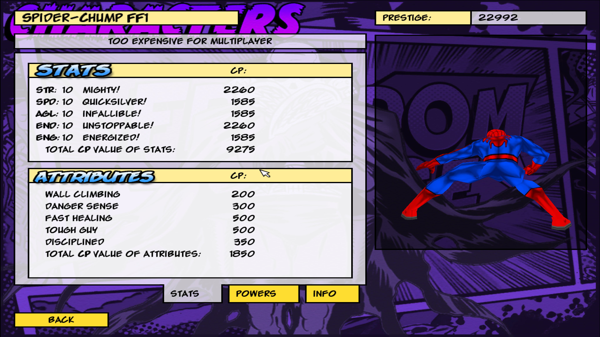 Spider-Chump (FFVT3R) Mod for Freedom Force | FF Mods