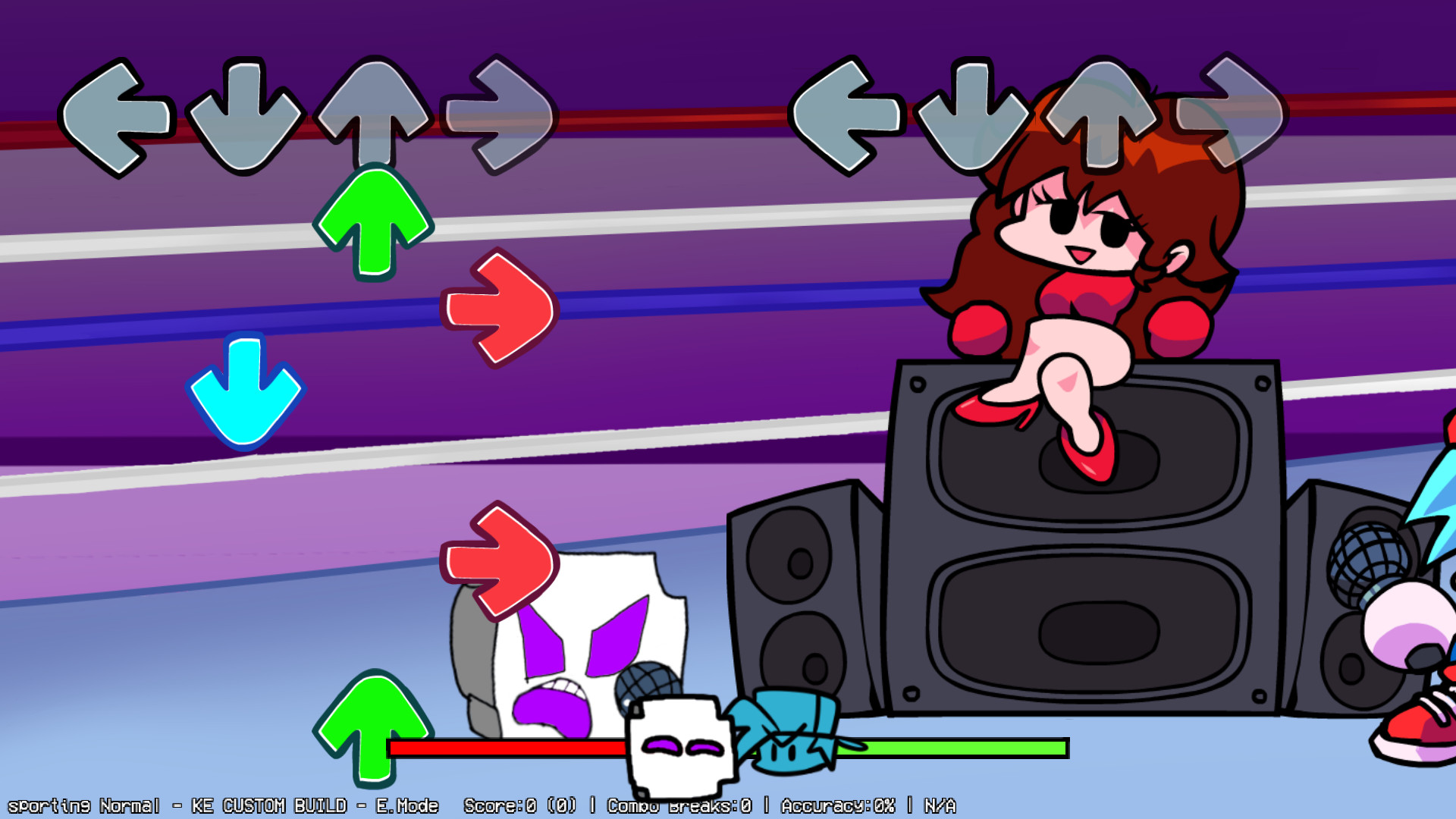 Silver Cube over matt Mod for Friday Night Funkin' | FNF Mods