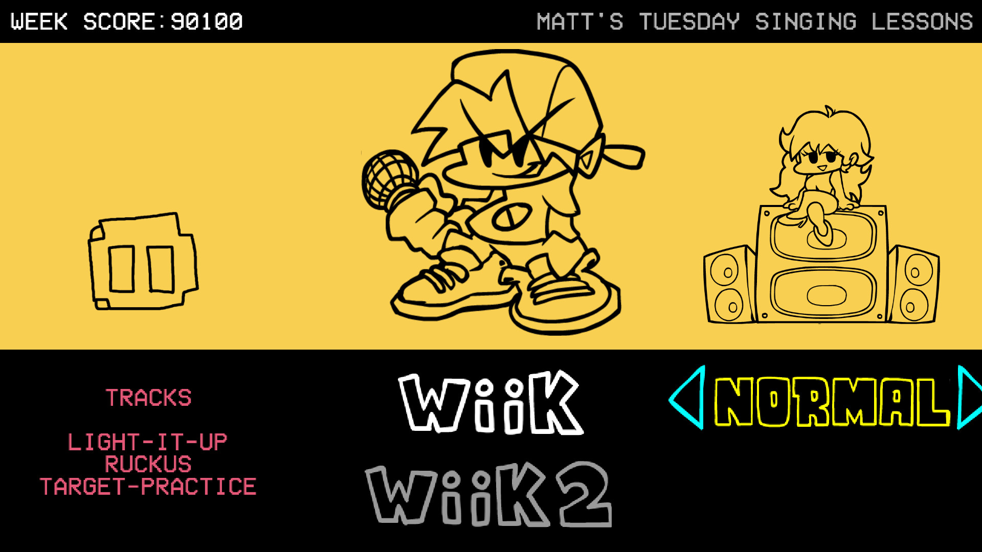 Silver Cube over matt Mod for Friday Night Funkin' | FNF Mods