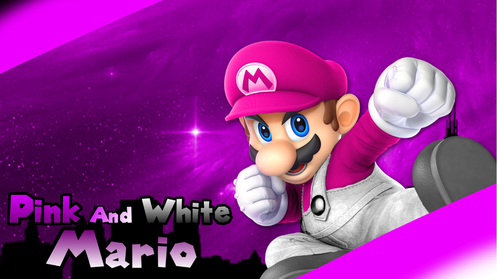 Pink and White Mario Mod for Super Smash Bros. Ultimate | SSBU Mods
