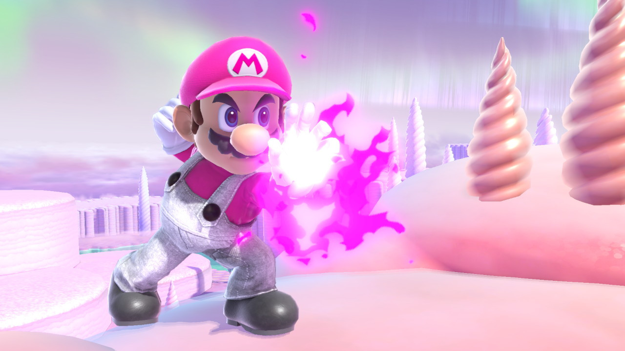 Pink and White Mario Mod for Super Smash Bros. Ultimate | SSBU Mods
