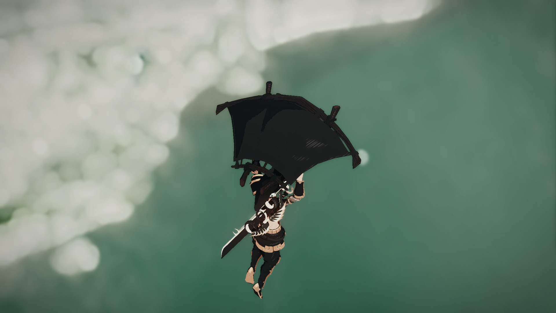 Simple Black Paraglider Mod for The Legend of Zelda: Breath of the Wild ...