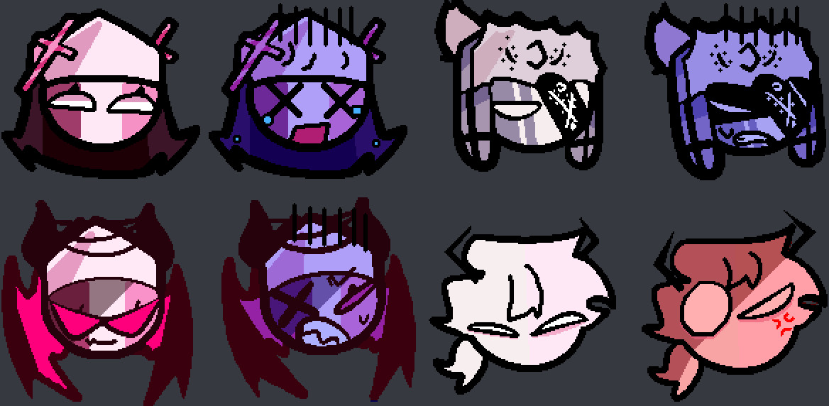 Icons Normal and Mods Remastered [Friday Night Funkin'] [Mods]