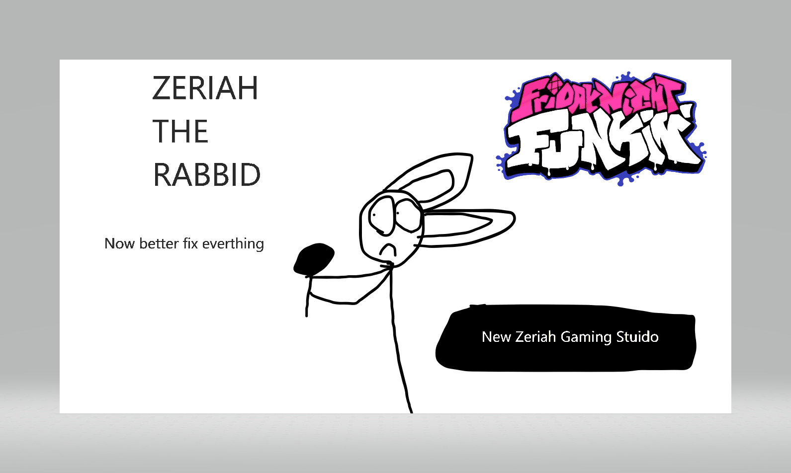 Zeriah The Rabbid over boyfriend mod better versio [Friday Night Funkin ...