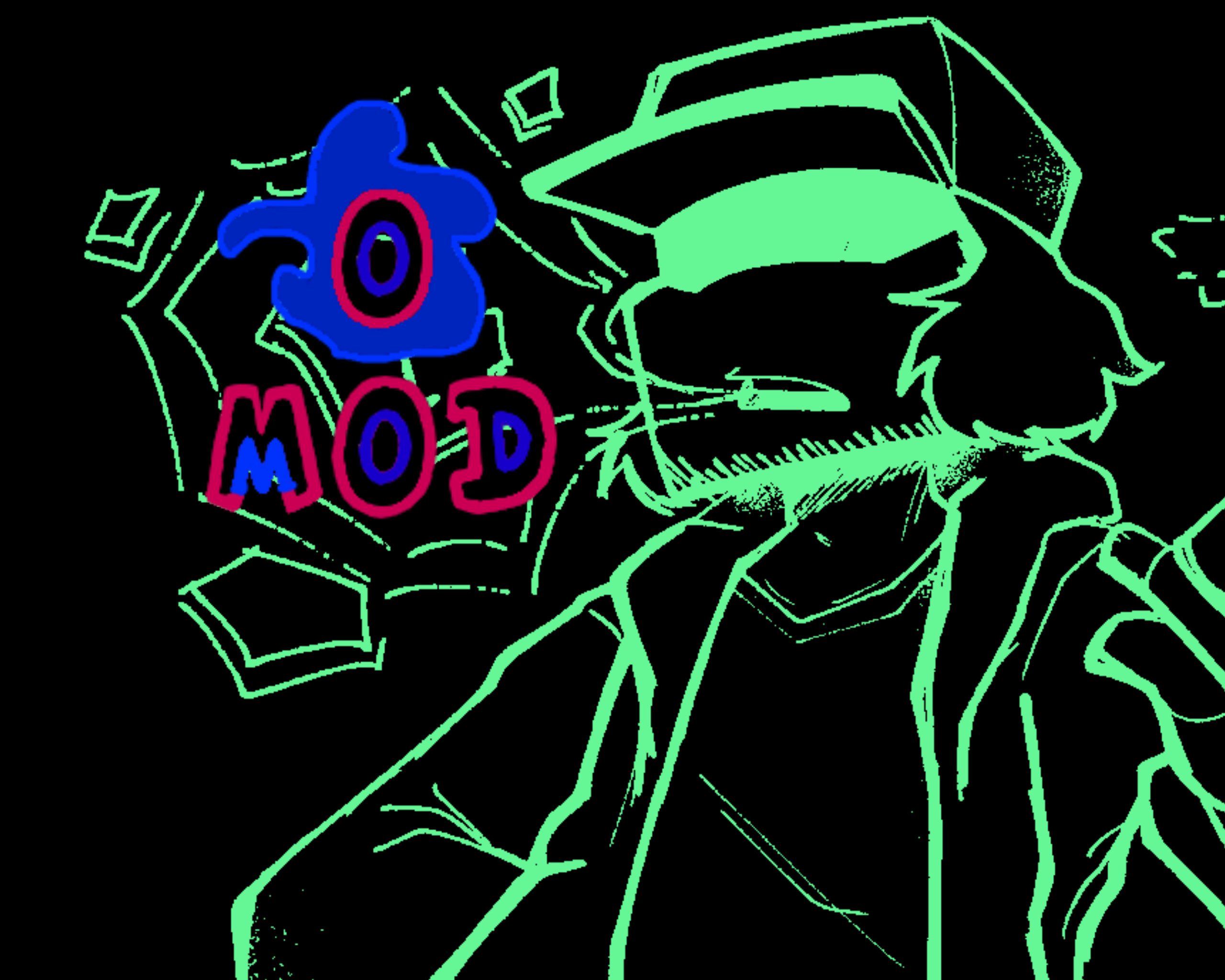 Smoke'Em Out Struggle [Outline Neon Mod] Mod for Friday Night Funkin ...