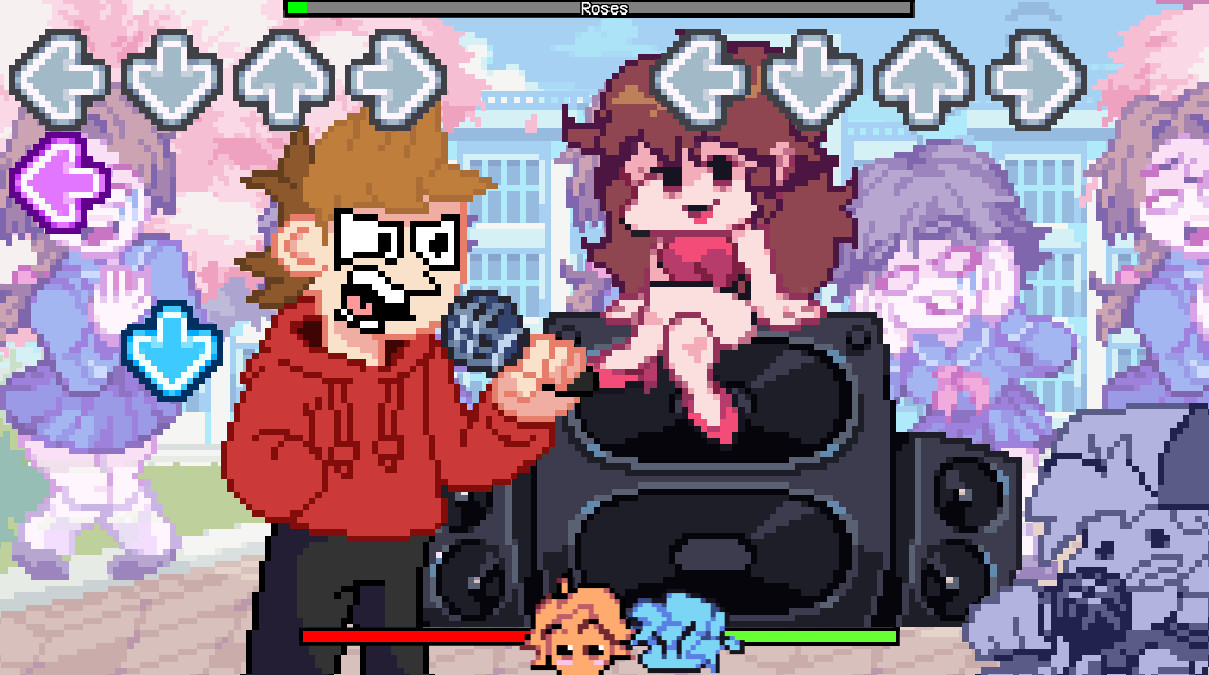 Tord over Senpai Mod for Friday Night Funkin' | FNF Mods