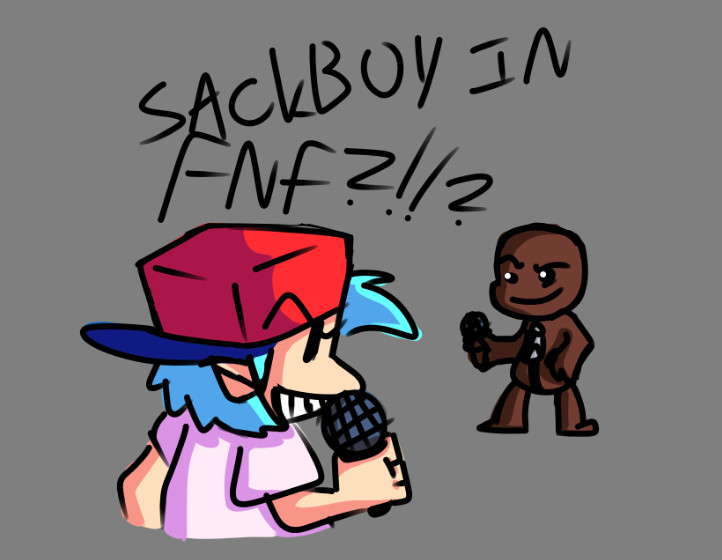 v.s.. sackboy 1.3 (new week and new character) Mod for Friday Night ...
