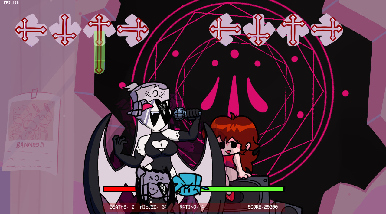 THICC Demon Ruv Mod Mod for Friday Night Funkin' | FNF Mods