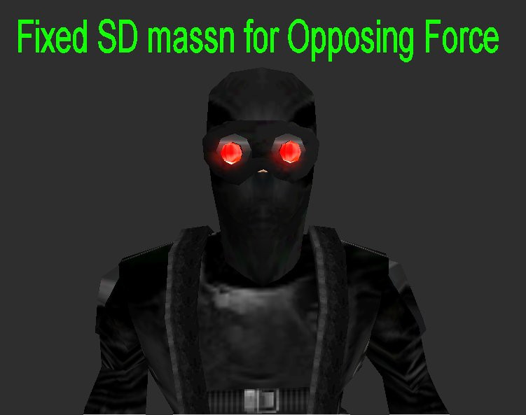 Fixed SD Male Assassing for Opposing Force Mod for Half-Life: Opposing ...