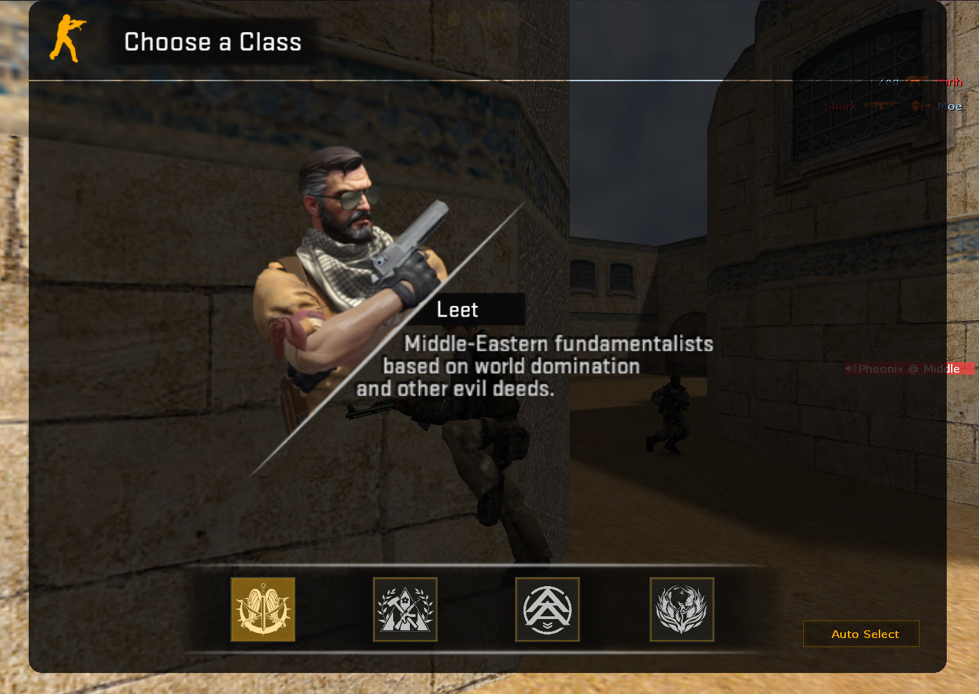 csgo style class menu Mod for Counter-Strike 1.6 | CS1.6 Mods
