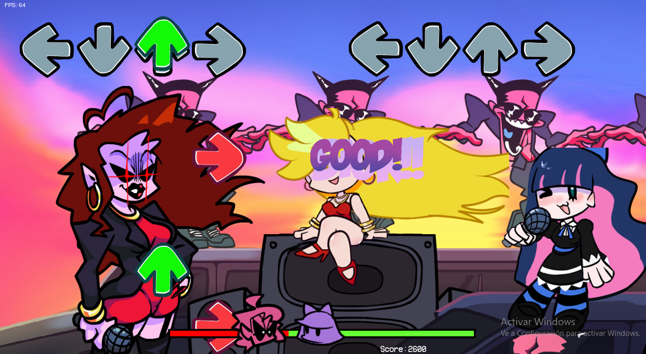 Friday night Funkin Panty and Stocking mod Mod for Friday Night Funkin ...