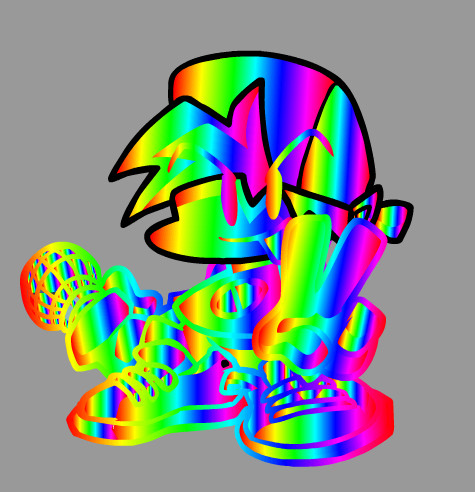 Rainbow Boyfriend Mod for Friday Night Funkin' | FNF Mods