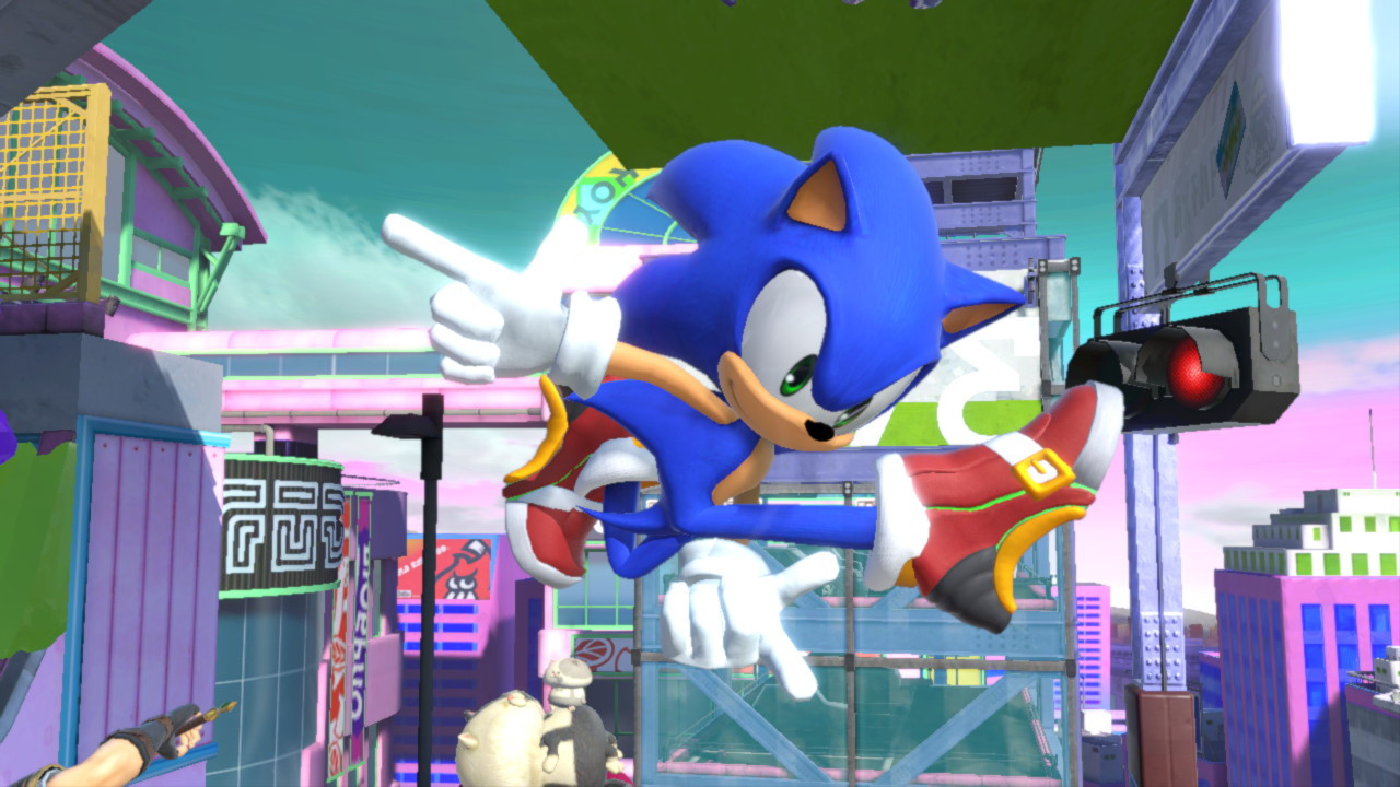 Smash 4 Sonic with Remastered SOAP Shoes Mod for Super Smash Bros ...