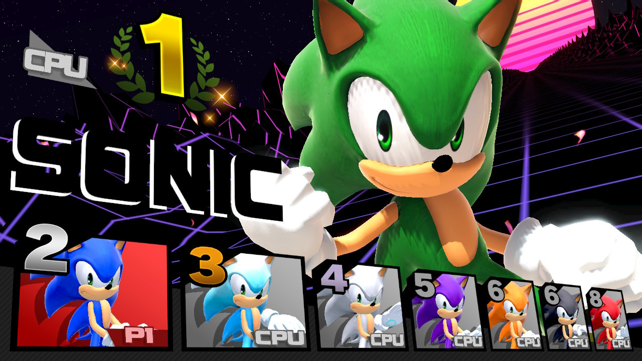 Smash 4 Sonic with Remastered SOAP Shoes Mod for Super Smash Bros ...