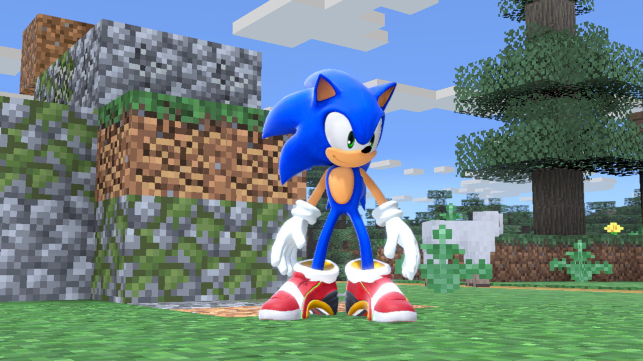 Smash 4 Sonic with Remastered SOAP Shoes Mod for Super Smash Bros ...